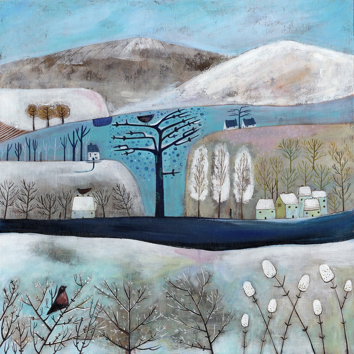 'Beneath Quiet Skies' Acrylic painting: Layla Khani (aka Laylart ...