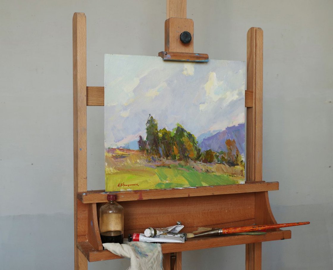 Mountain wind Oil painting by Aleksandr Kryushyn | Artfinder