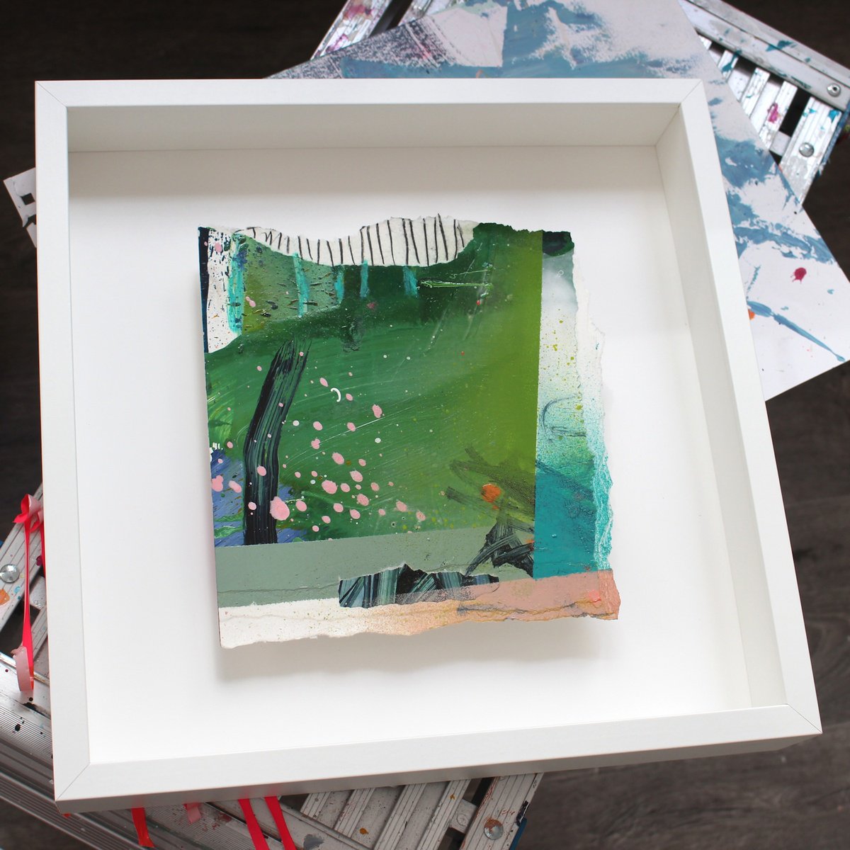 Original Mixed-media Painting - Snapshots - Urban Jungle 5 by Daniela ...