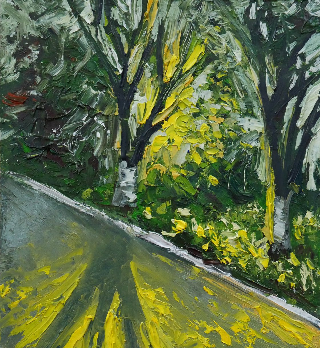Original Oil Painting - Rays of Light by Eugene Gorbachenko