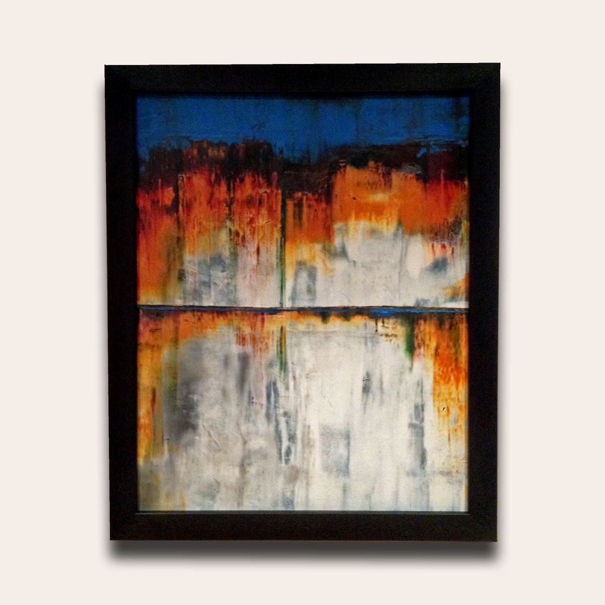 Original abstract painting - Yellow Tint Oil painting: Matthew Withey ...