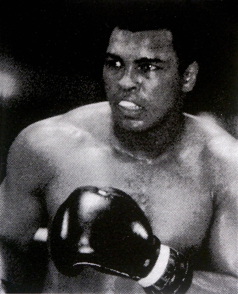 Muhammad Ali-Silver Screenprint: David Studwell