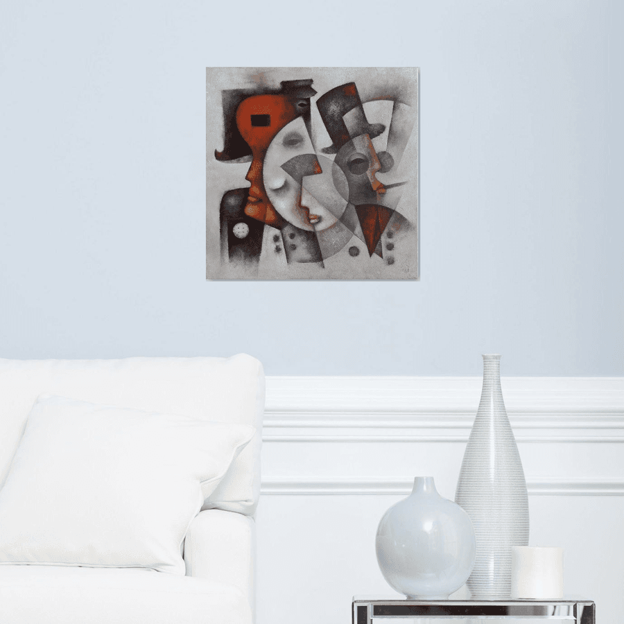 The Masks Oil painting by Eugene Ivanov | Artfinder