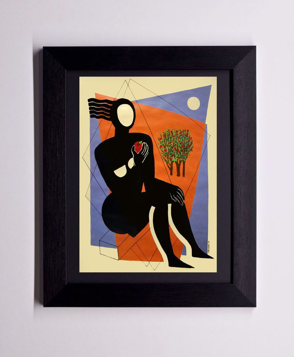 The Moon and the Apple Orchard Acrylic painting by Koola Adams | Artfinder