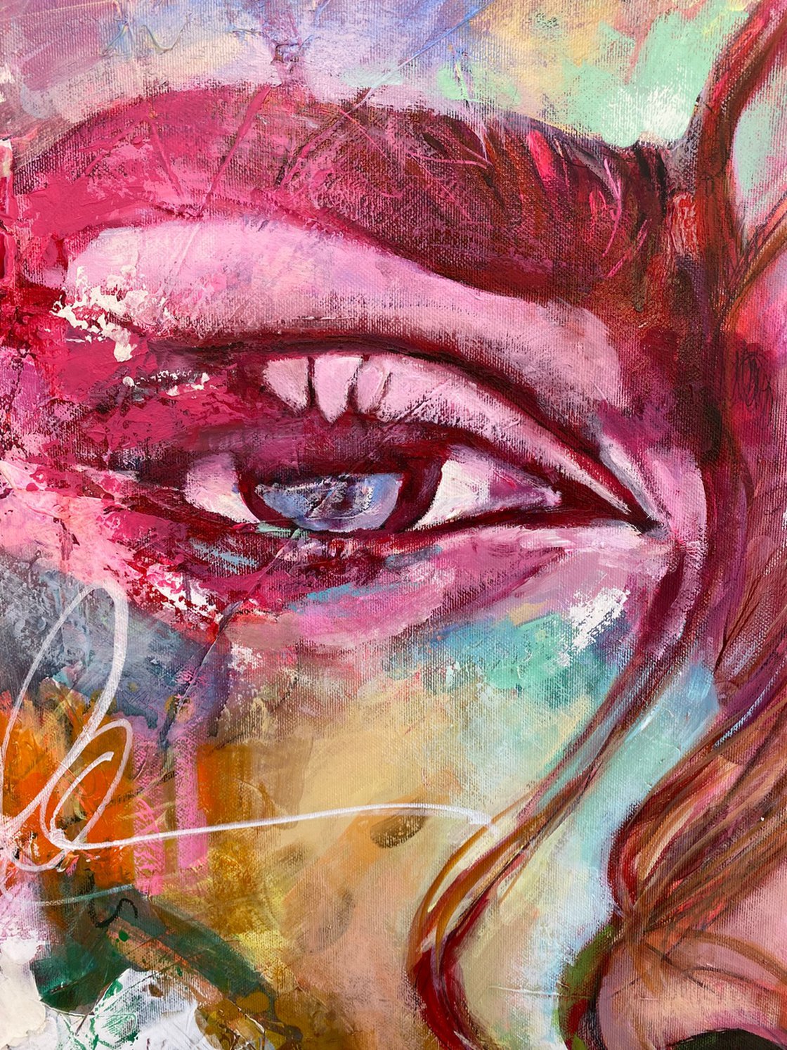 Here I rise again Oil painting: Bold Ro | Artfinder