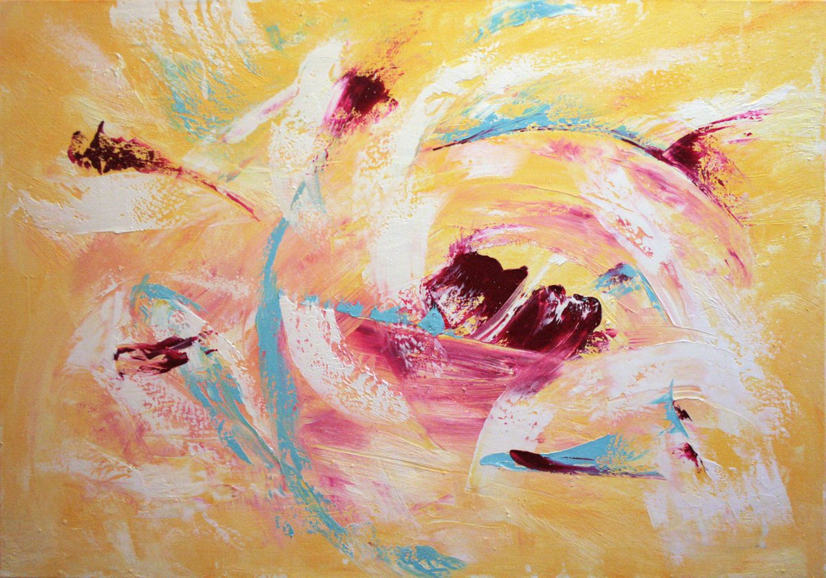 Original Oil Painting - Integration by Salana Art / Svetlana Samovarova