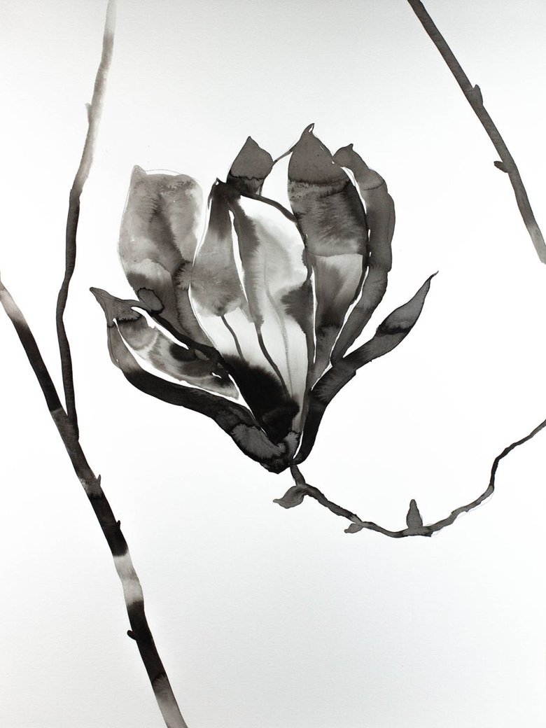 Magnolia No. 22 Painting: Elizabeth Becker | Artfinder