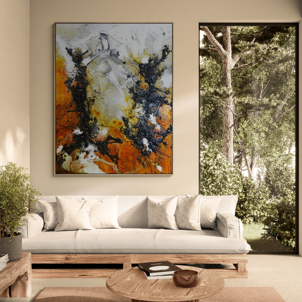 Sienna and Slate Acrylic painting: Franko | Artfinder