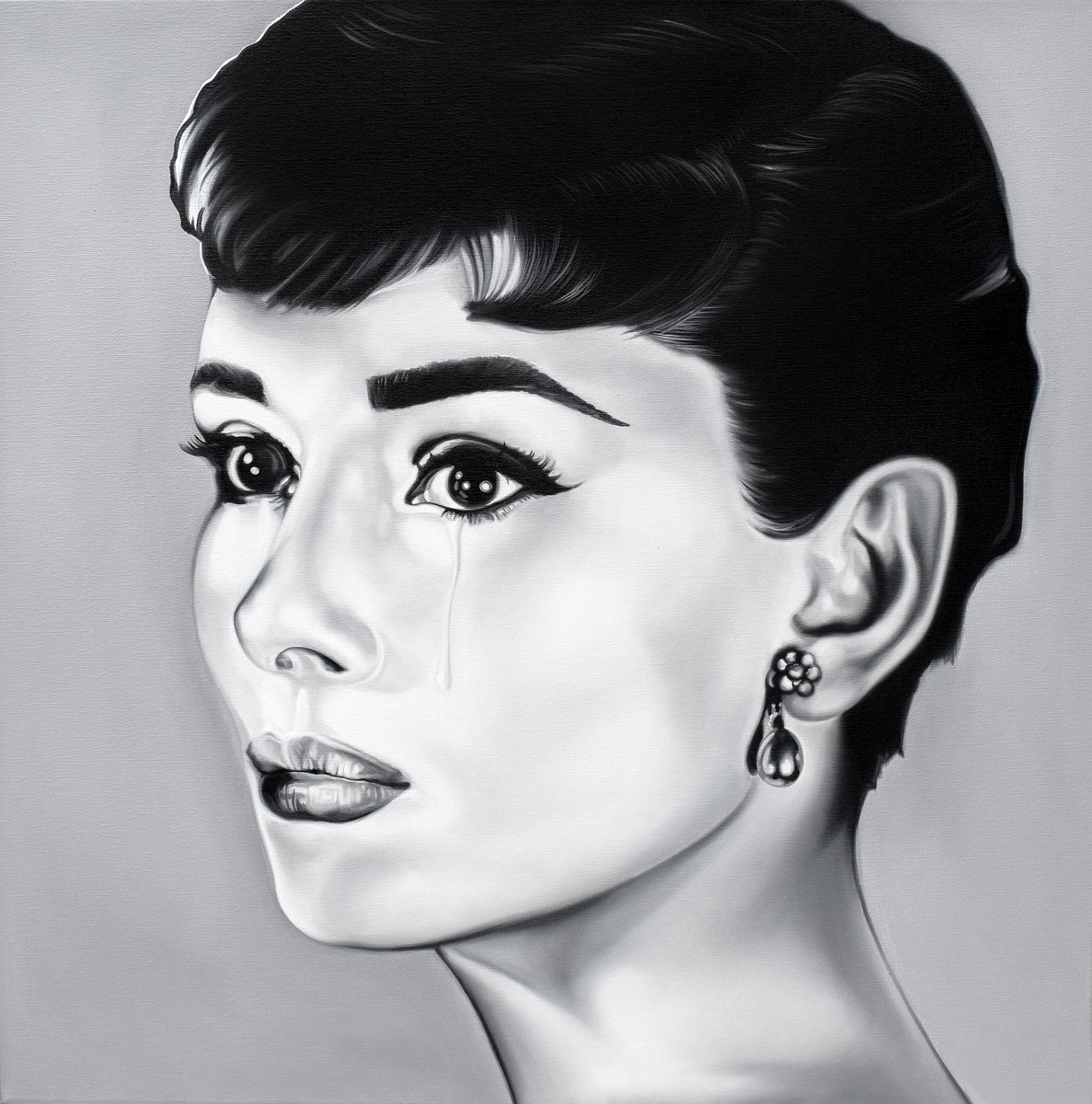 Tiffany's Tears Oil painting: Drew Darcy | Artfinder