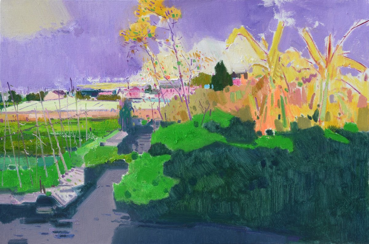 Town 204 Oil painting: jianzhe chon | Artfinder