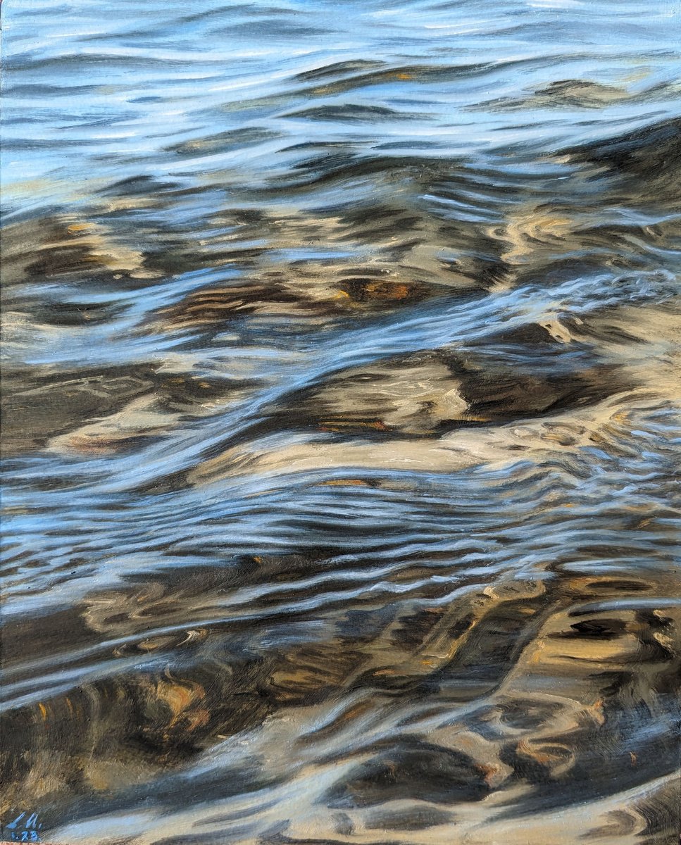 Distorted Oil painting by Alina Hubarenko | Artfinder