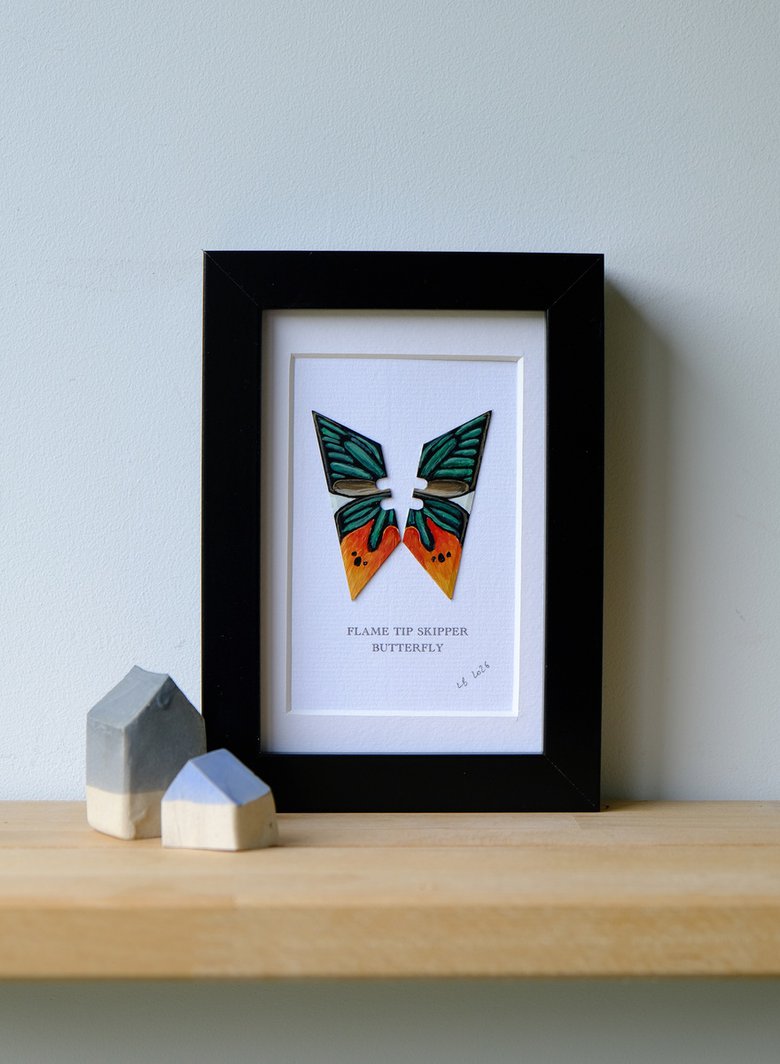 Flame Tip Skipper Collage: Lene Bladbjerg | Artfinder