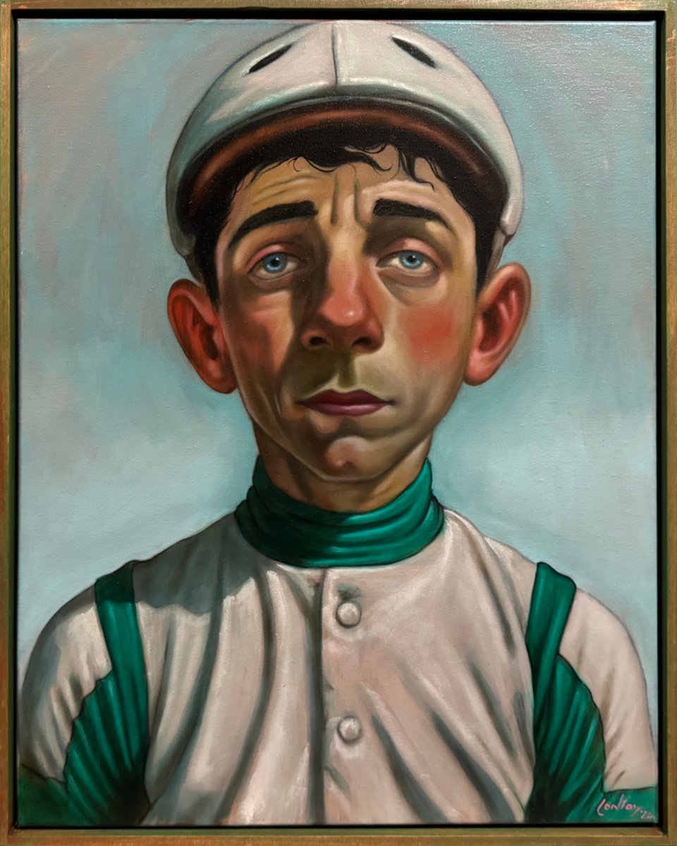 The Front Runner Oil painting by Pete Conroy | Artfinder