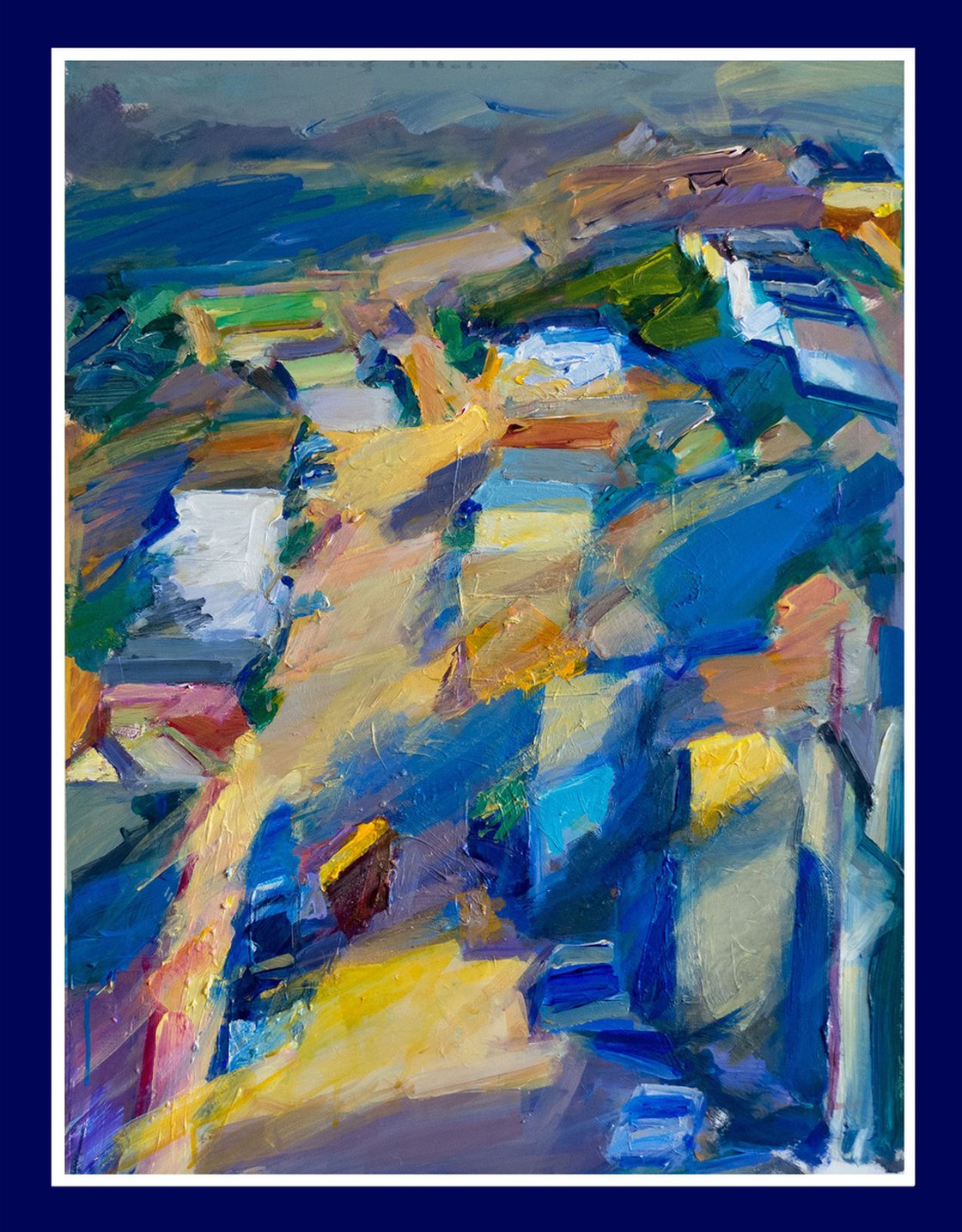 Bernal Heights Acrylic painting: Dave Susick | Artfinder