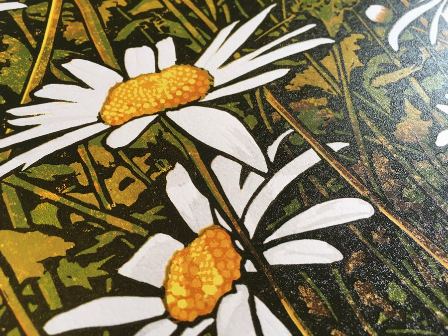 Patience Linocut by Susan Noble | Artfinder