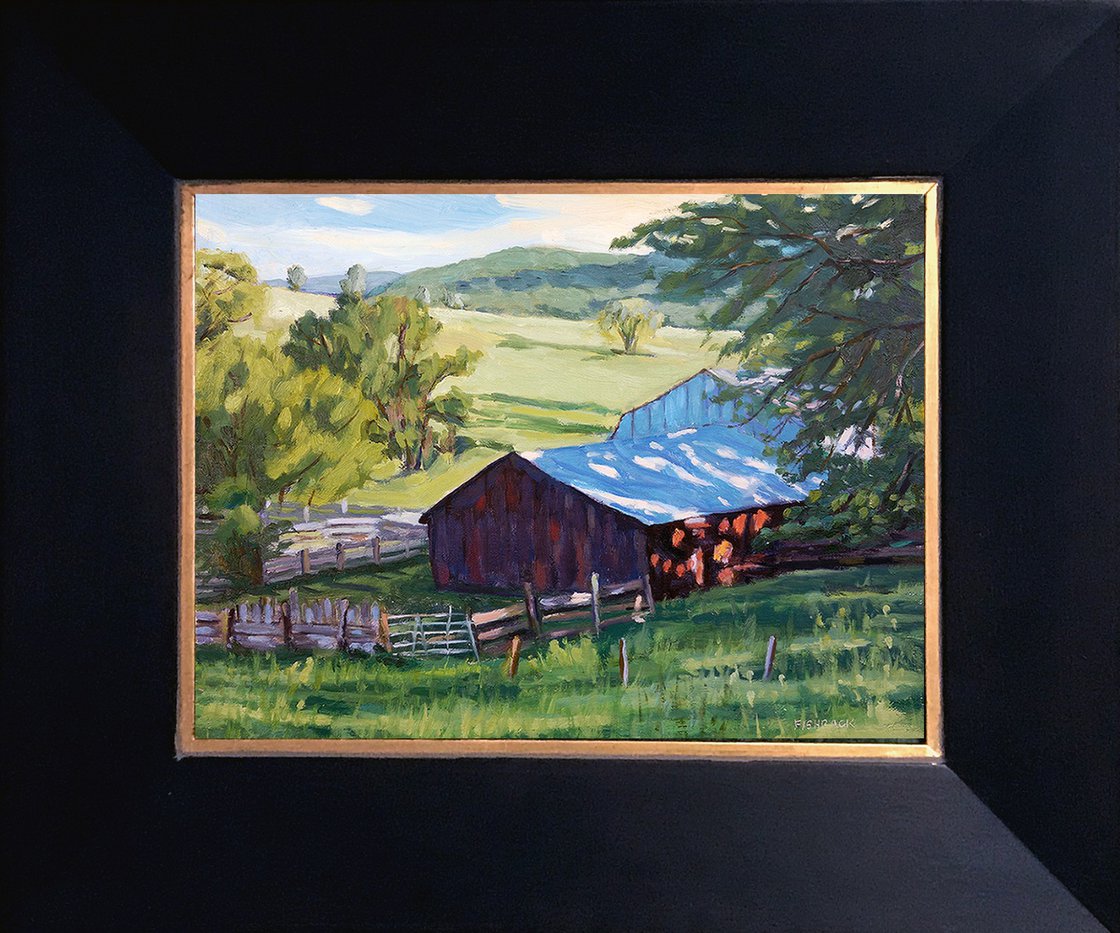 Ranch Study Oil painting: Daniel Brian Fishback | Artfinder