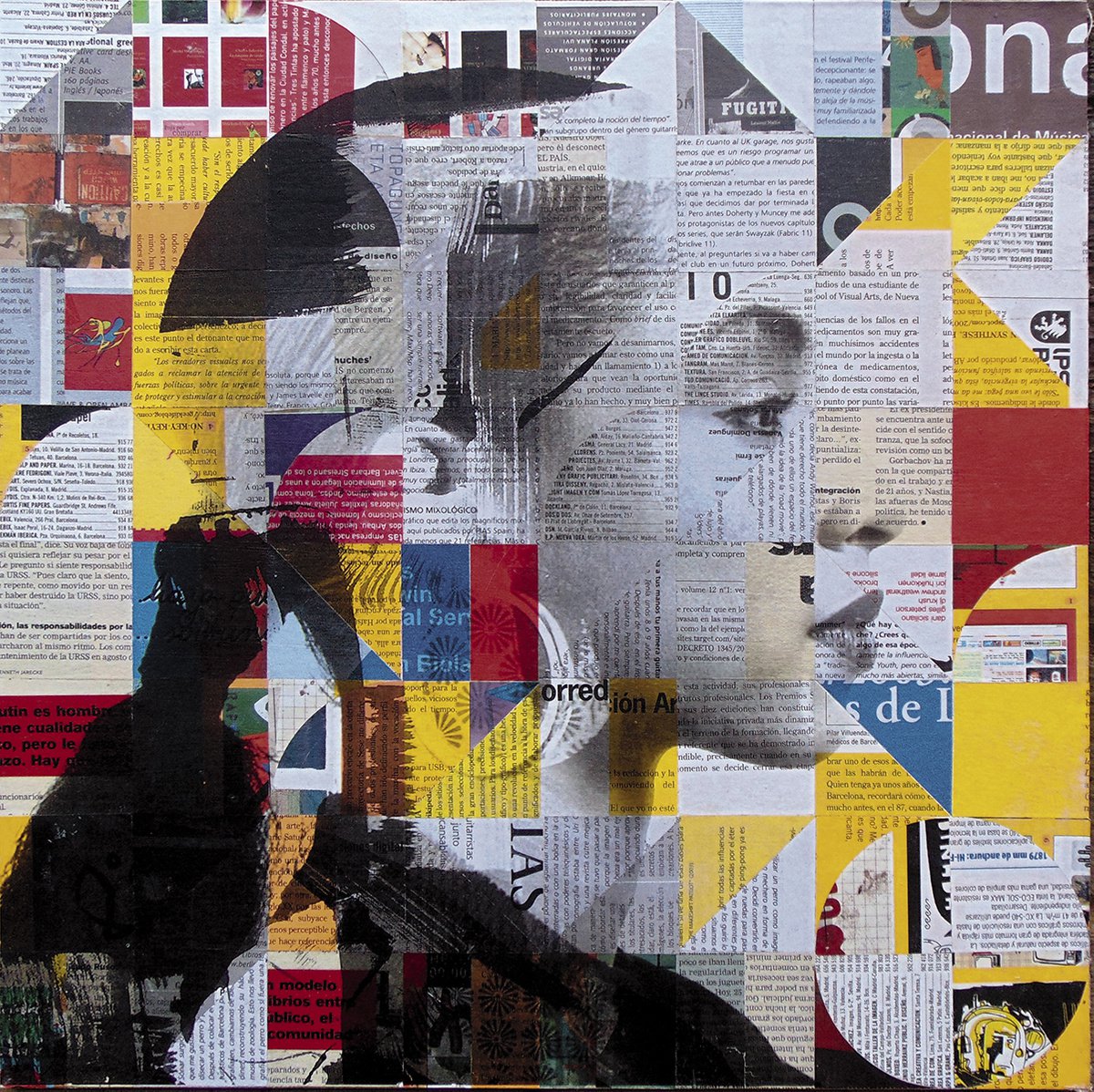 Collage_06_40x40_Sade_Pop Collage by Manel Villalonga | Artfinder