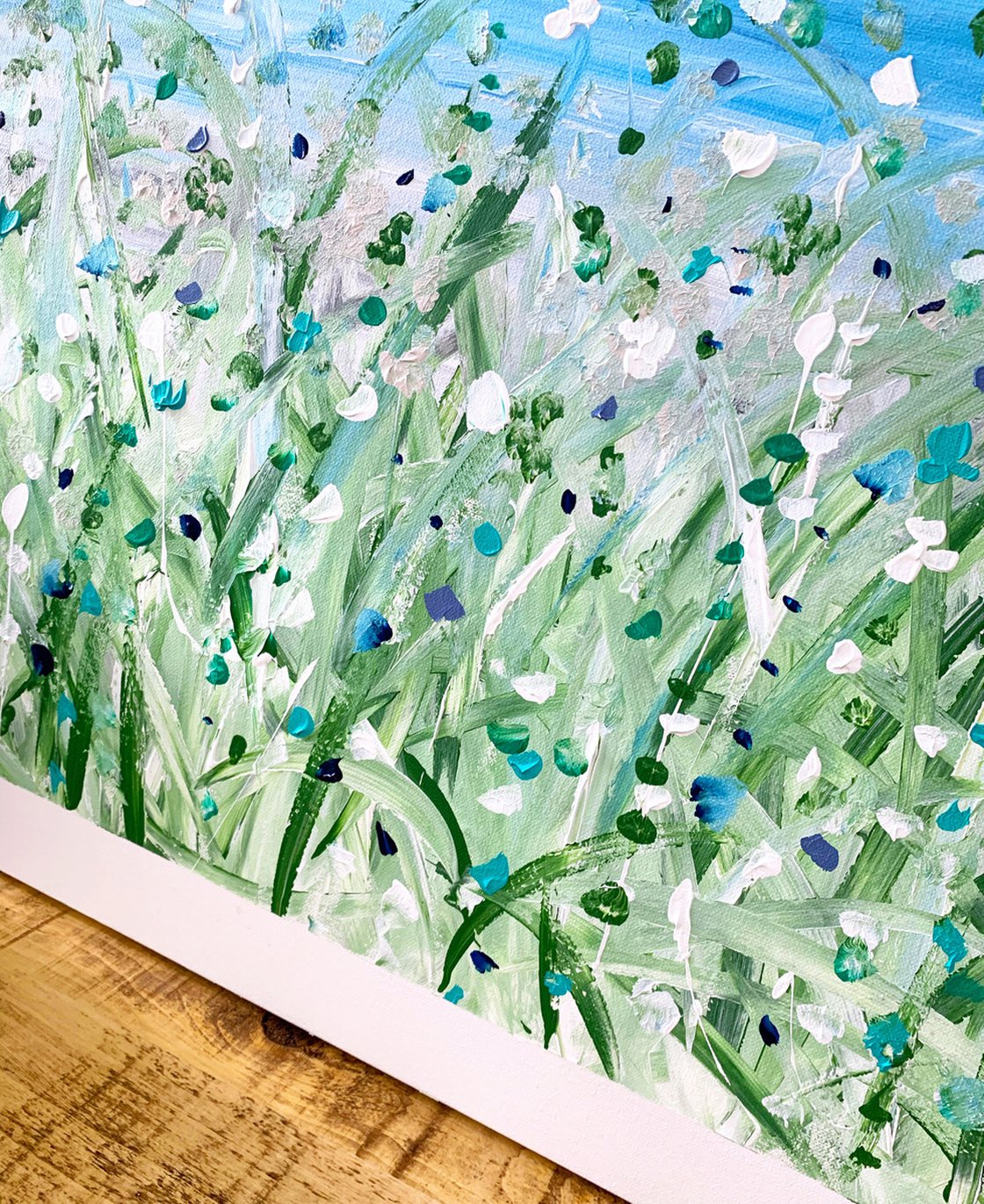 Beyond The Ocean Mixed-media painting: Charlotte Anna Reed HAPPY ART ...