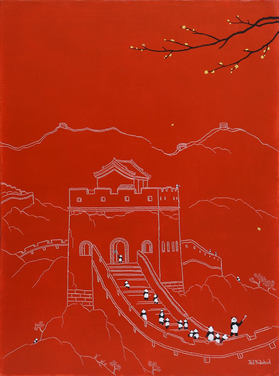 Sightseeing No.9 ( Original ) Oil painting: Yuan Hua Jia
