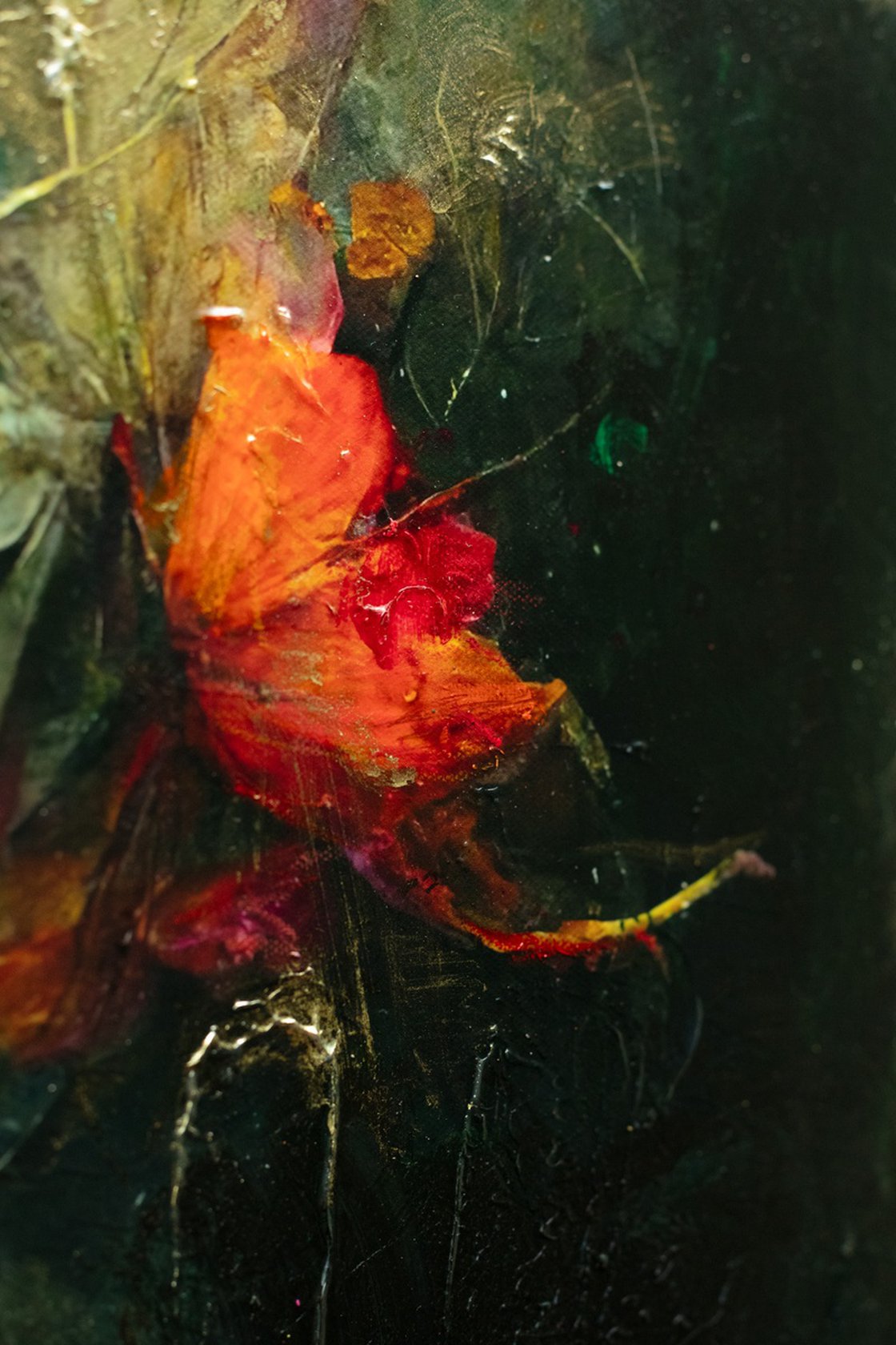 Floral Decay VIII Mixed-media painting: Teis Albers | Artfinder