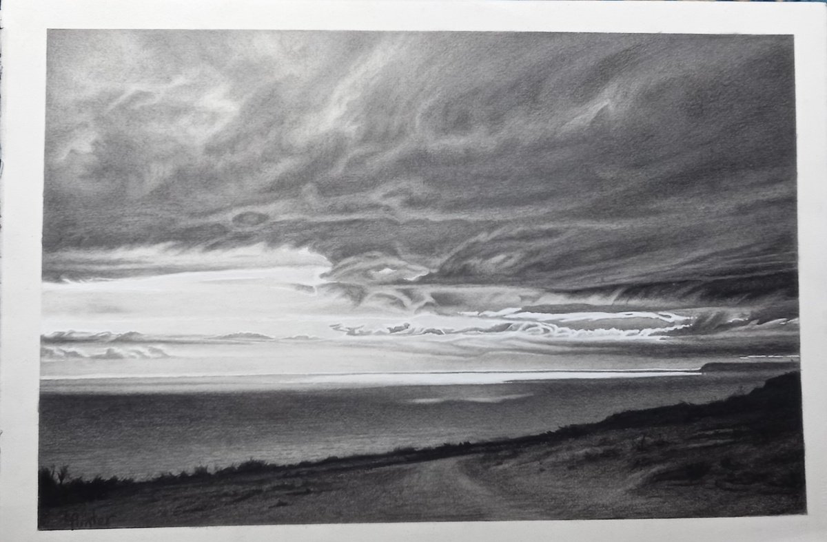 Big Sky Pencil drawing: Lisa Punter | Artfinder