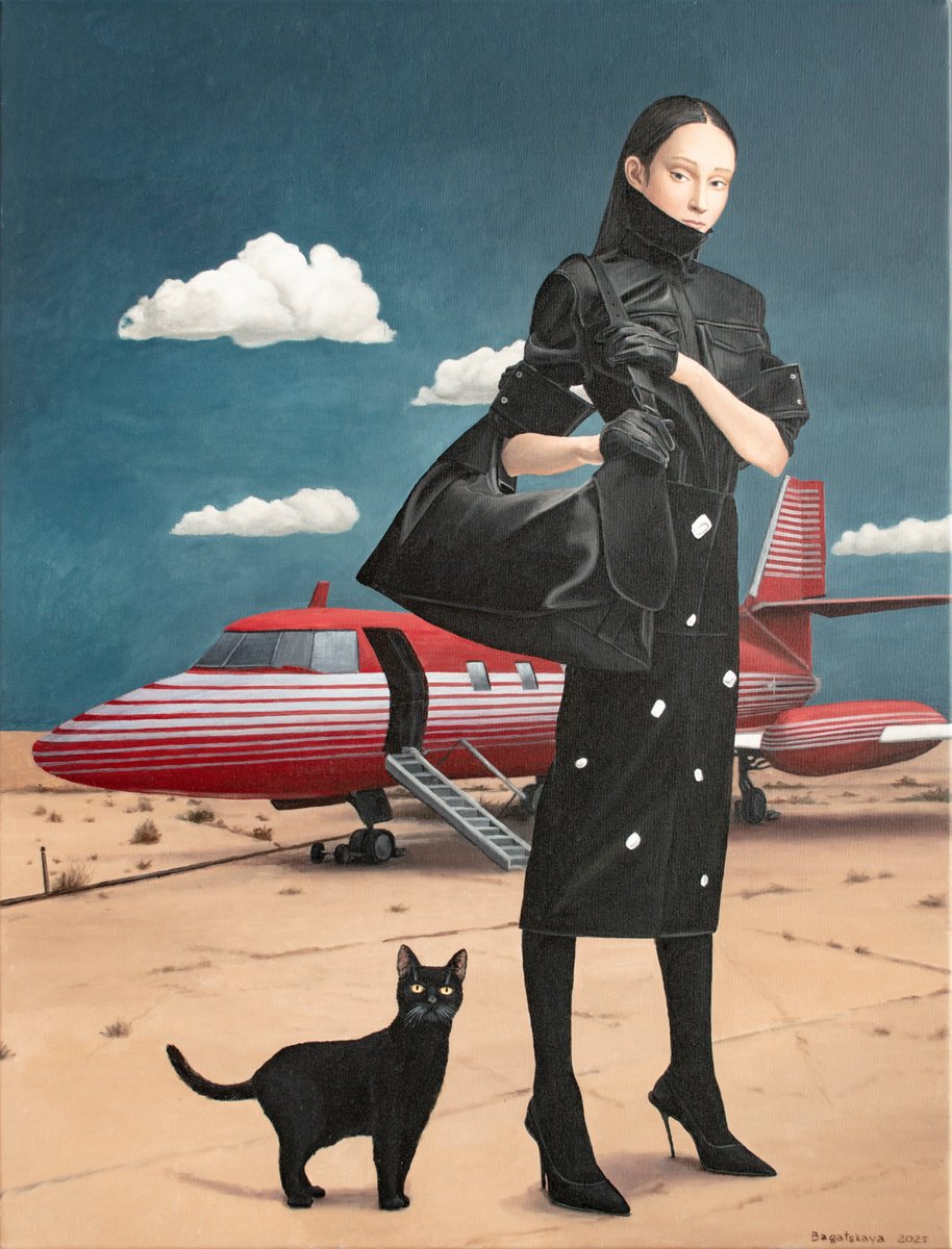 Elvis’s JetStar Acrylic painting: Nataliya Bagatskaya | Artfinder