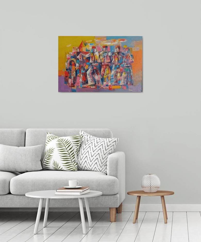 Armenian Kochari Dance Oil painting: Hayk Miqayelyan | Artfinder