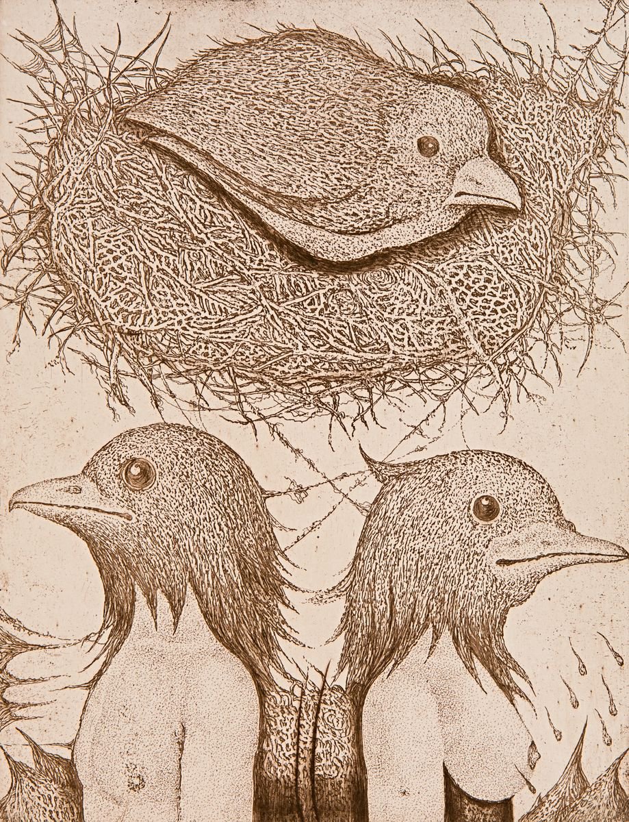 The fruit of Ignorance Etching / Engraving by Victor Savchenko | Artfinder