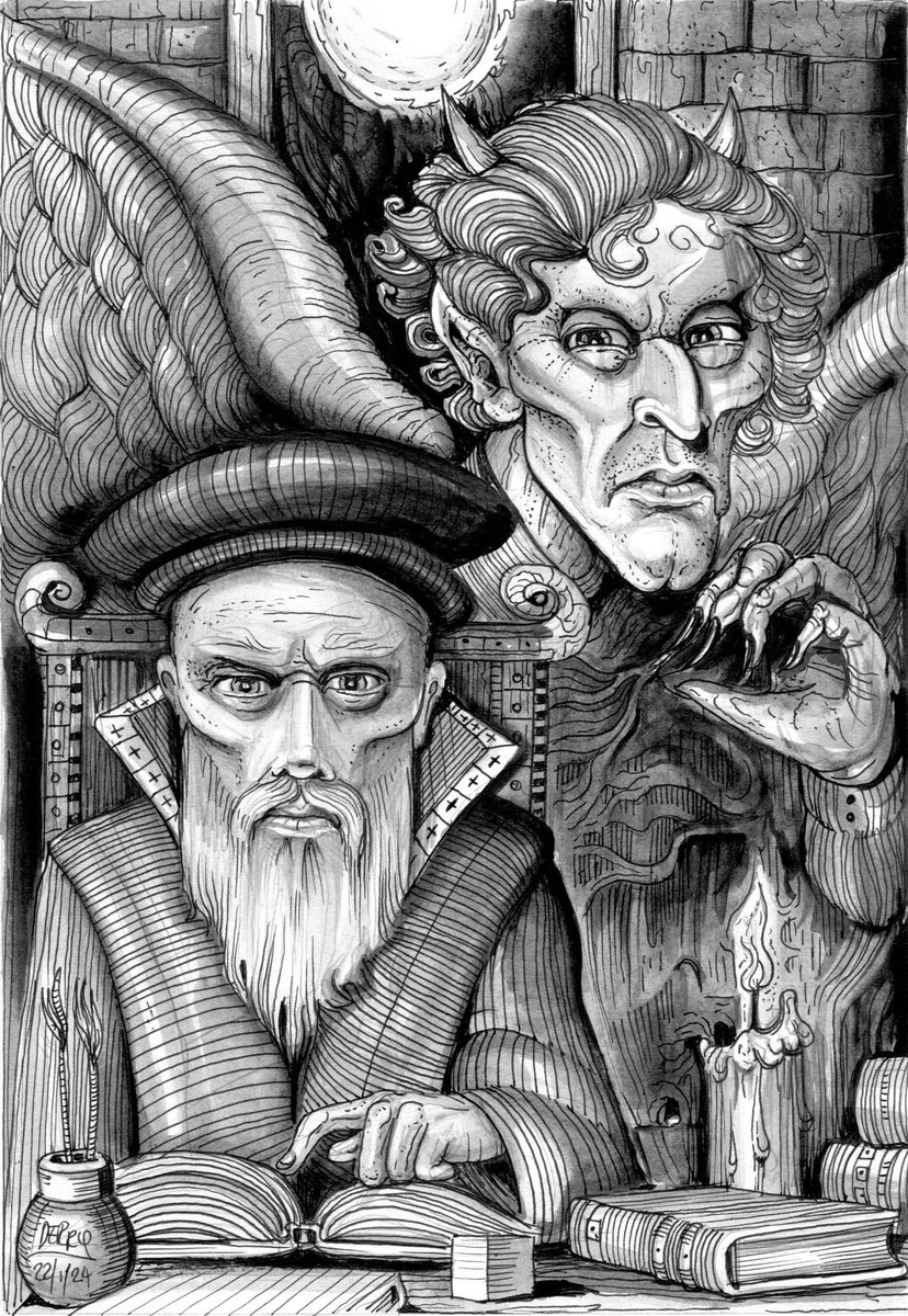 Dr Faust Drawing: Spencer John Derry | Artfinder