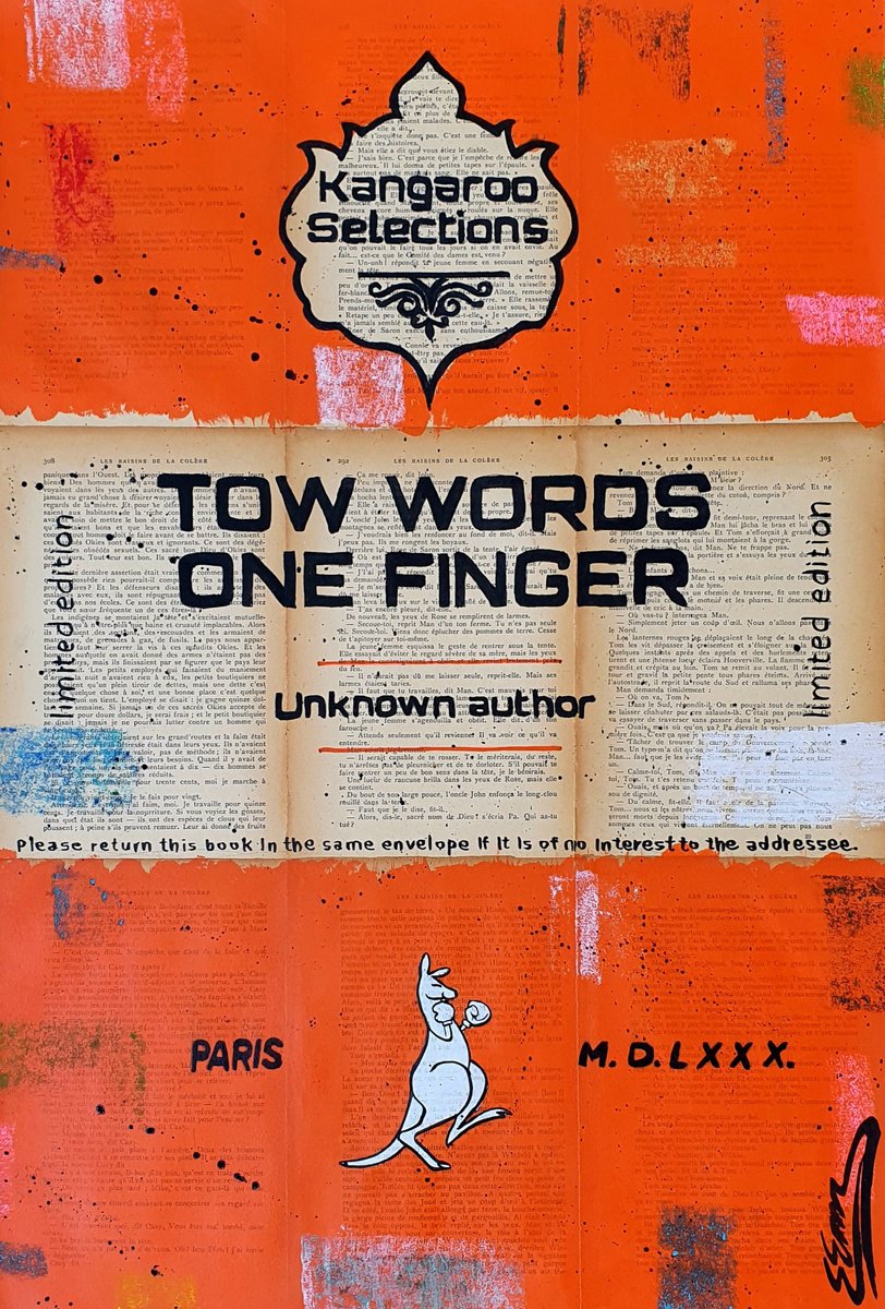 Tow words Acrylic painting: jan noah | Artfinder