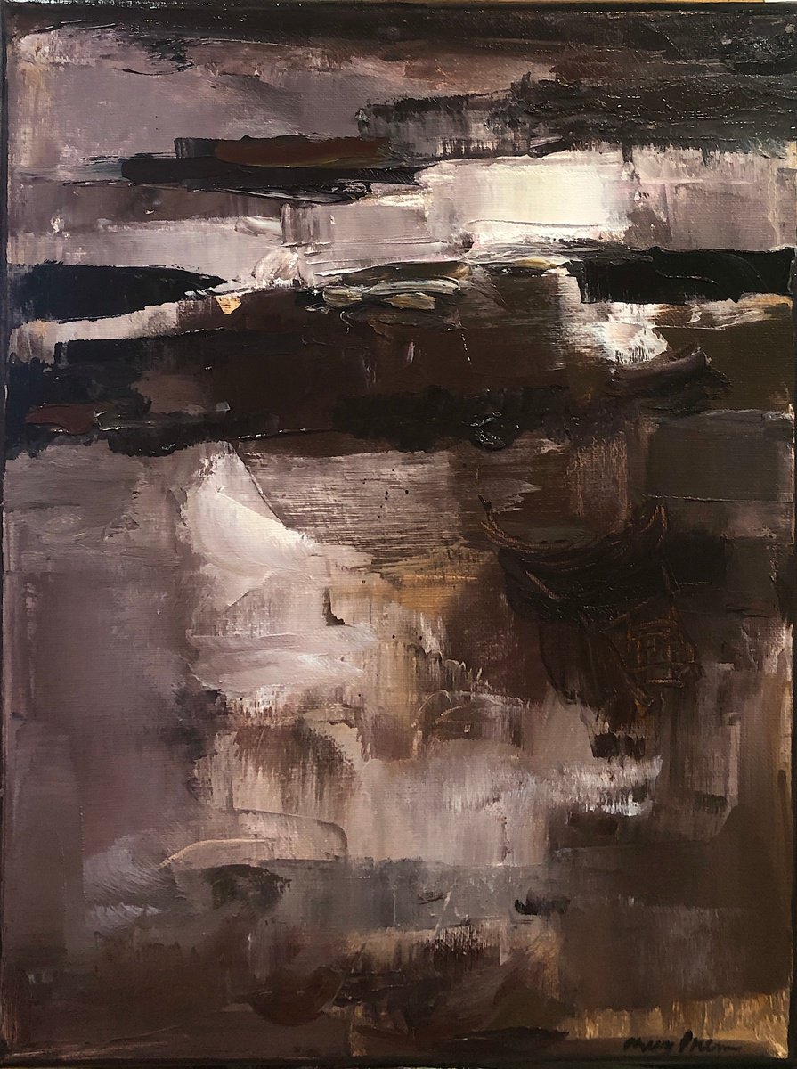 Dark Chocolate Gelato Oil painting: Arun Prem