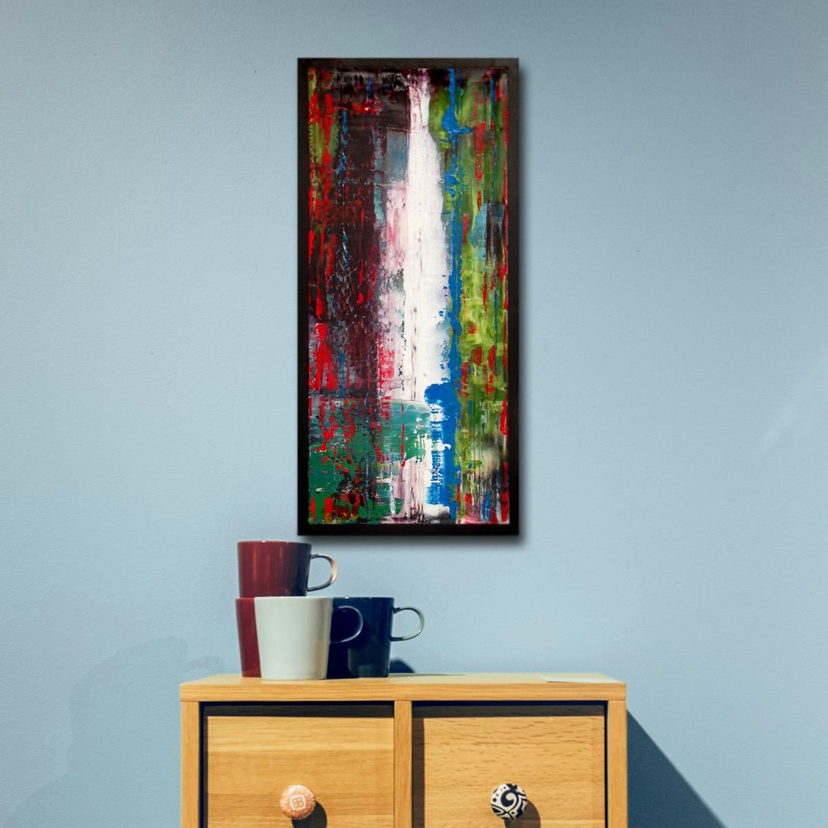 Waterfalls - Abstract painting Oil painting: Matthew Withey | Artfinder