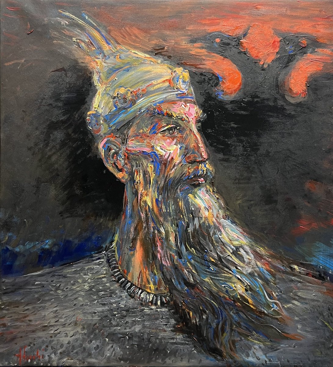 SKENDERBEU Legjendar / Legendary SKANDERBEG Acrylic painting: Altin ...