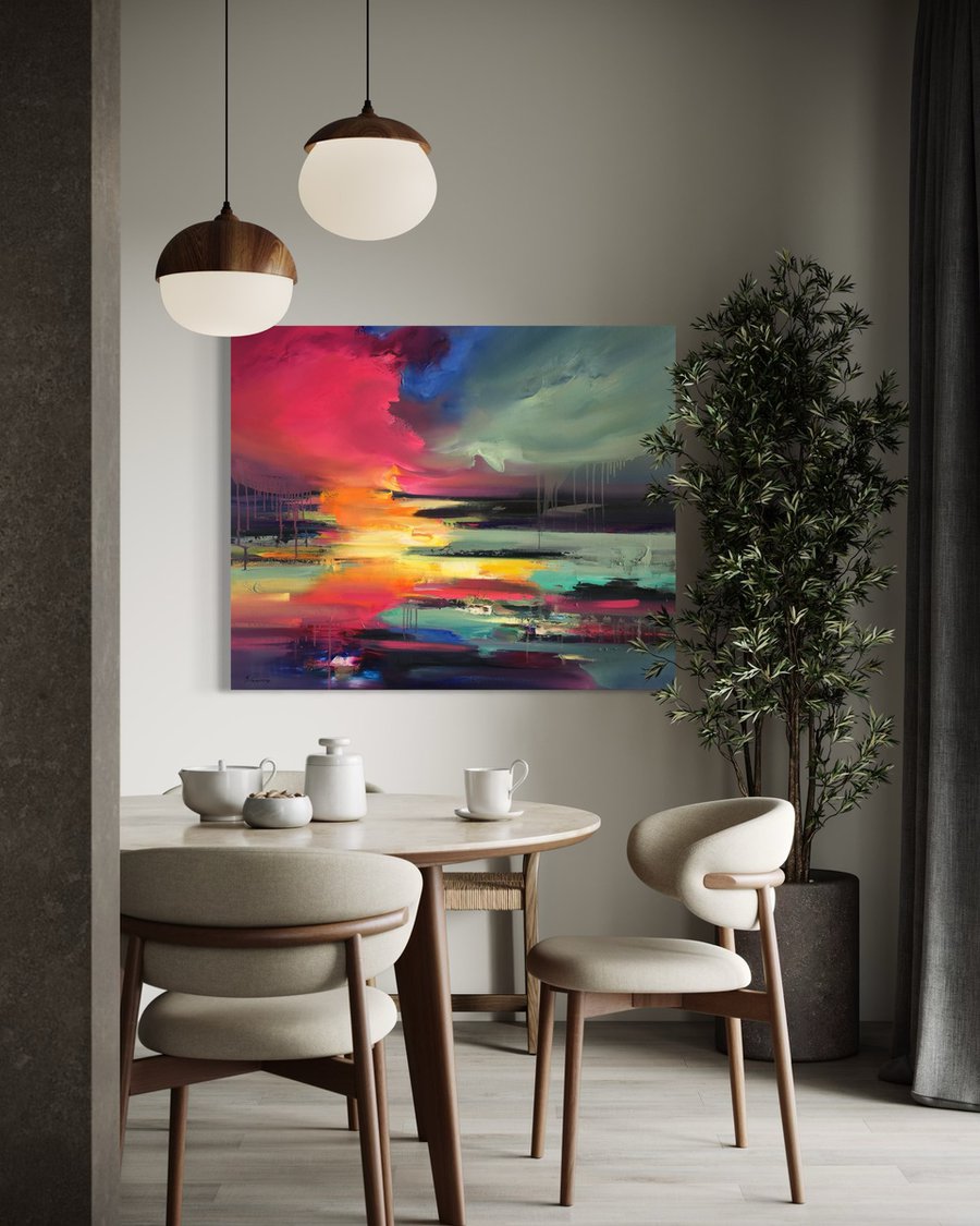 A fixed point in time Oil painting: Beata Belanszky Demko | Artfinder