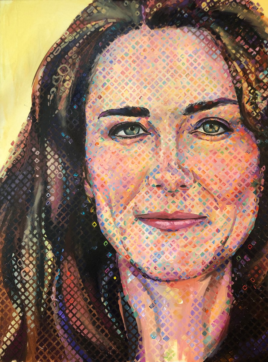HRH The Duchess of Cambridge (FKA Kate Middleton) Acrylic painting by ...
