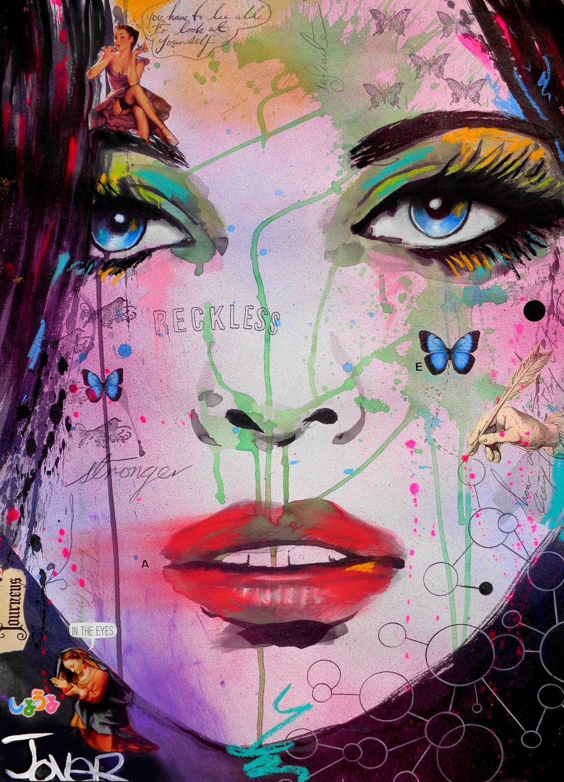 reckless Ink drawing: Loui Jover | Artfinder