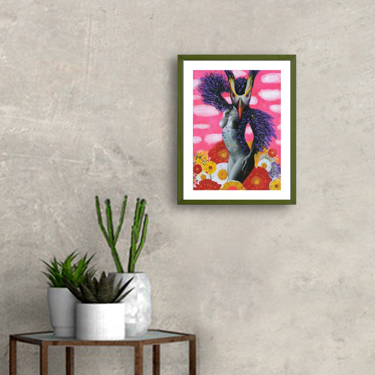 Lady Bird Collage by Oleksandr Korol | Artfinder