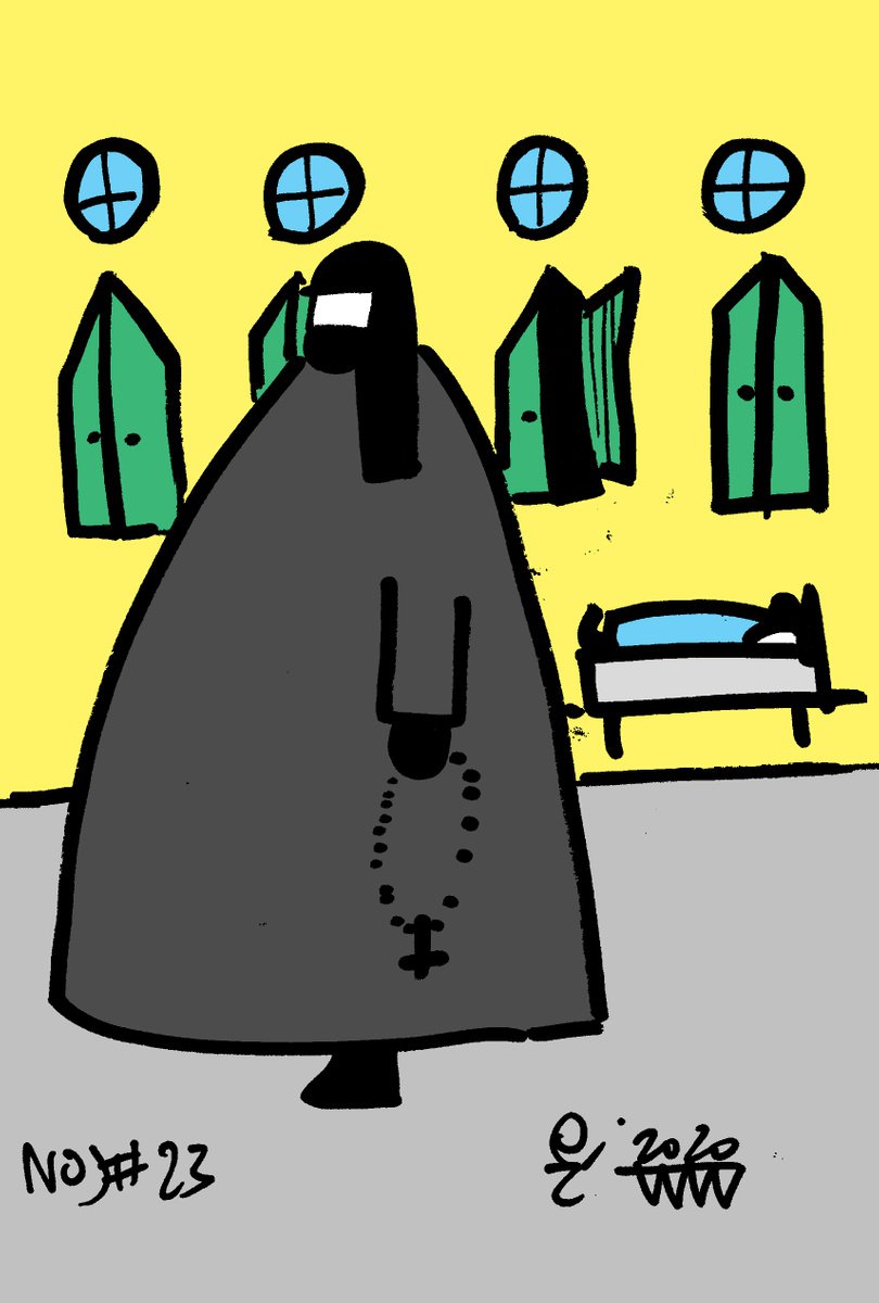 FAT#16 Fat nun of the red cross in a hospital Giclée print: Mattia ...