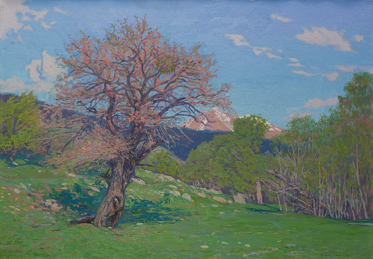 May. Spring in Teberda Oil painting: Simon Kozhin | Artfinder
