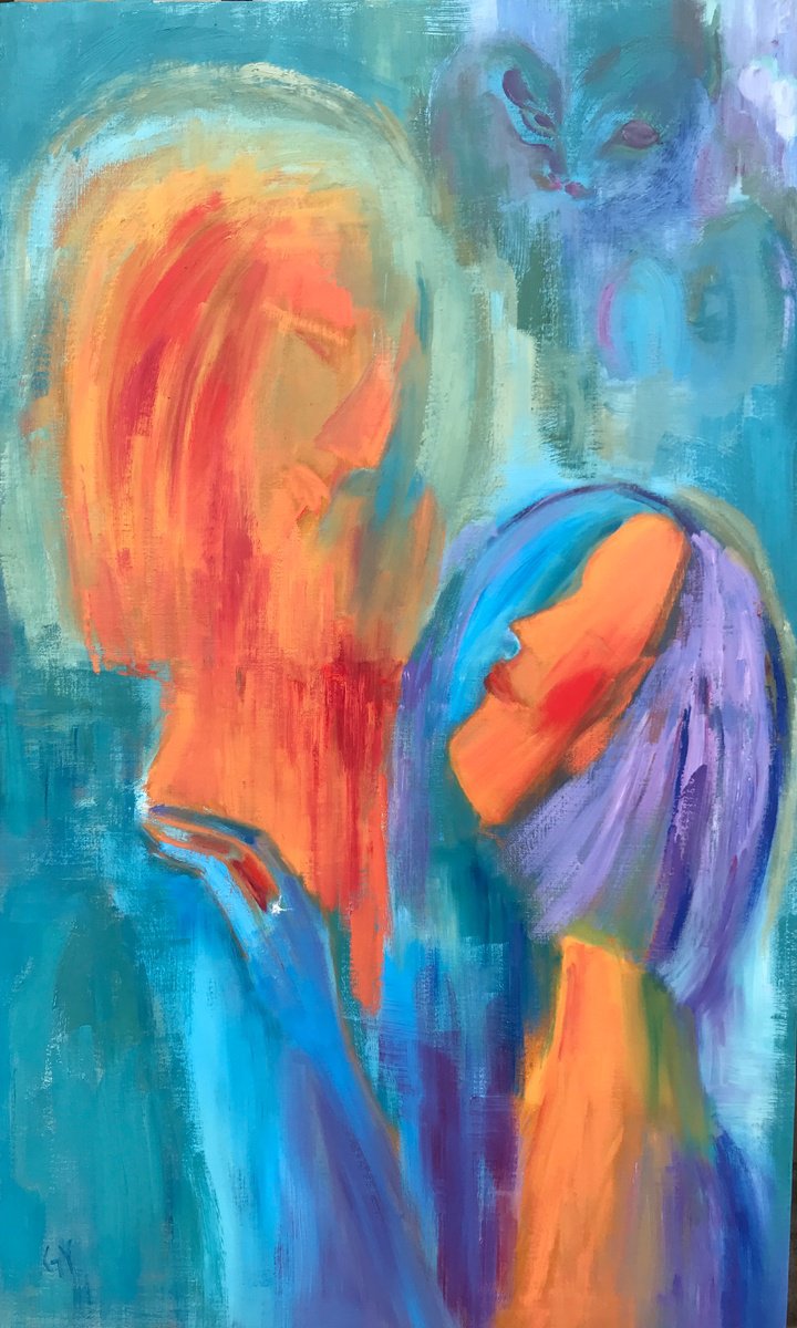 The Magic of Psilocybin Oil painting: Geeta Yerra | Artfinder