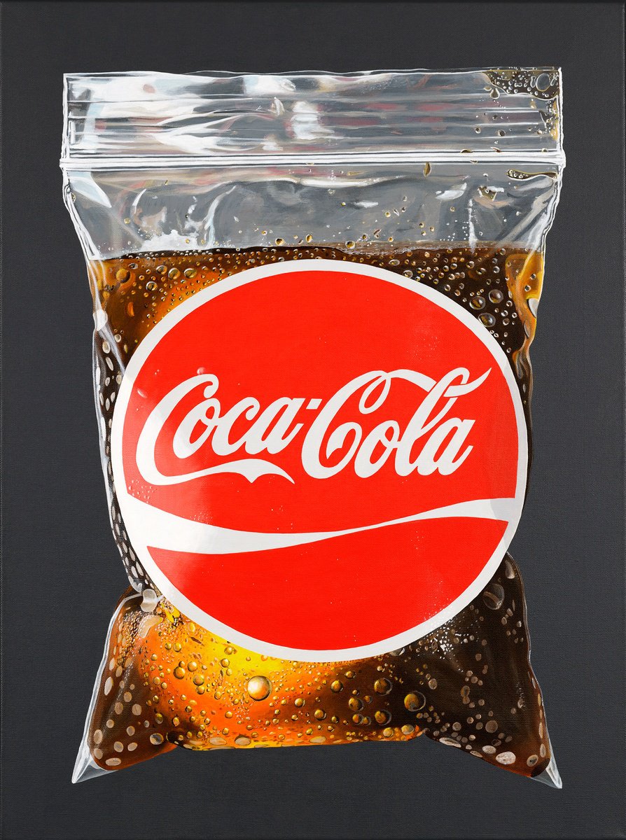 Coke. Acrylic painting by Ben Slade | Artfinder