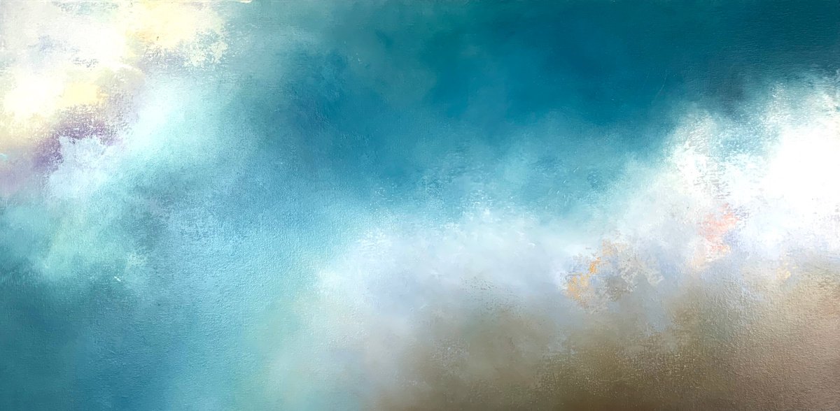 Azure storm Oil painting: Jonesy | Artfinder