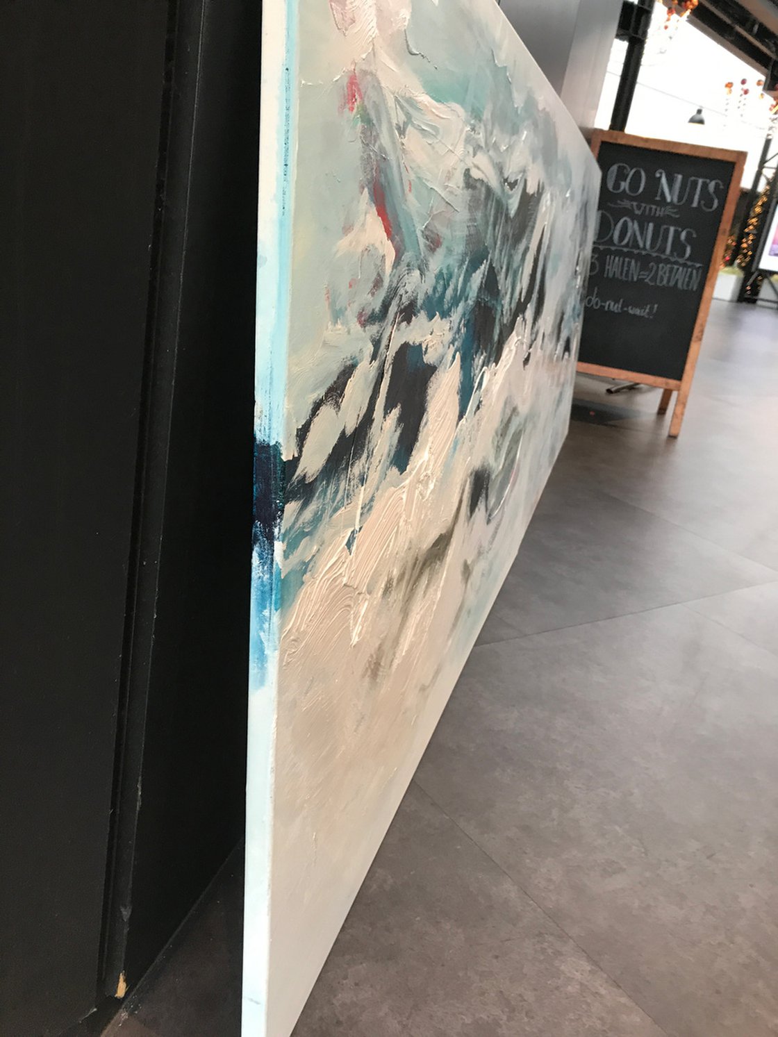 water flows Acrylic painting by Tiny de Bruin | Artfinder