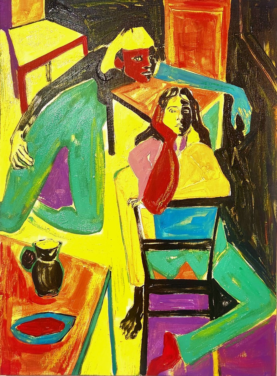 Aligned Perspectives Oil painting: Anahita Amouzegar | Artfinder