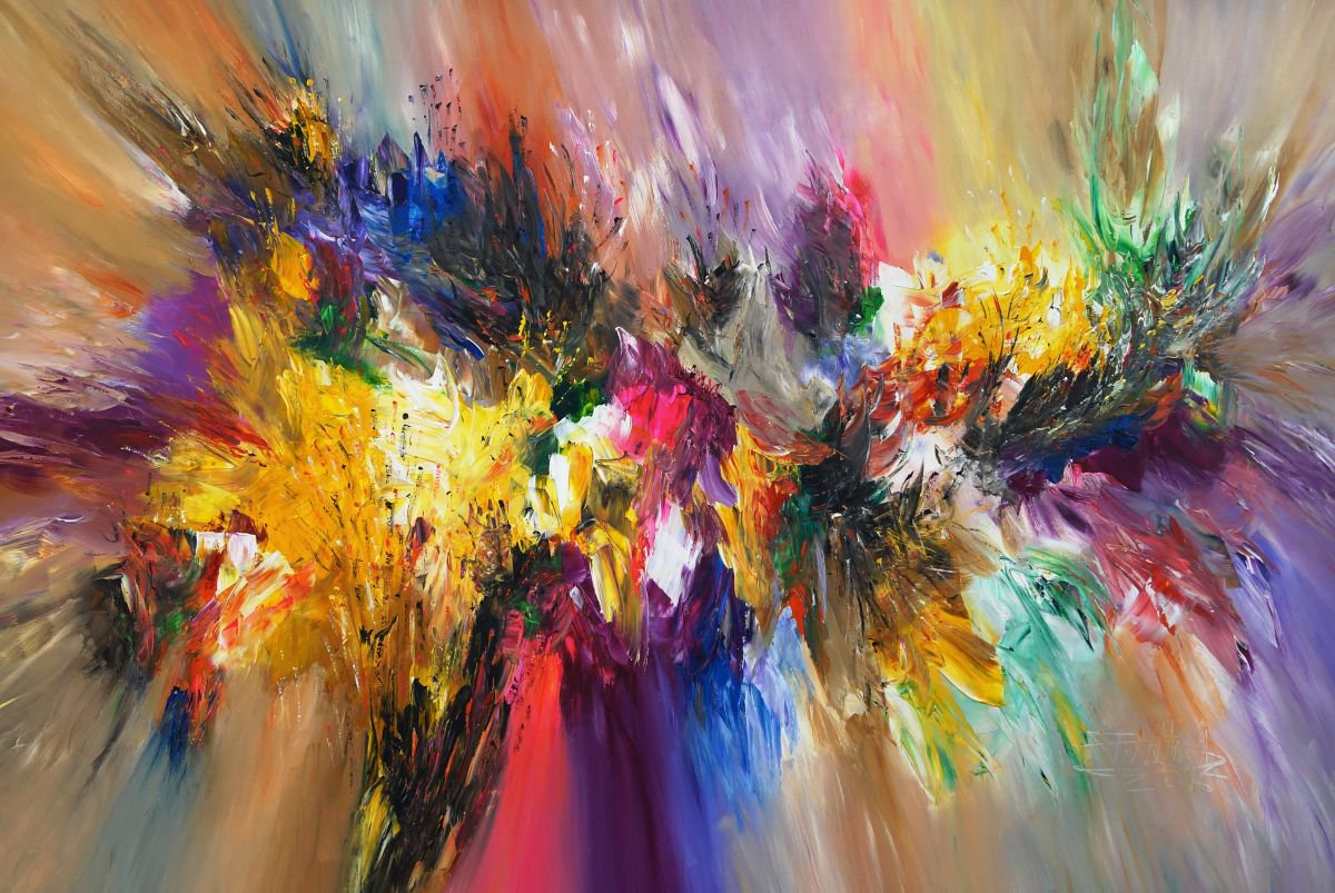 Splendid XL 1 Acrylic painting: Peter Nottrott | Artfinder