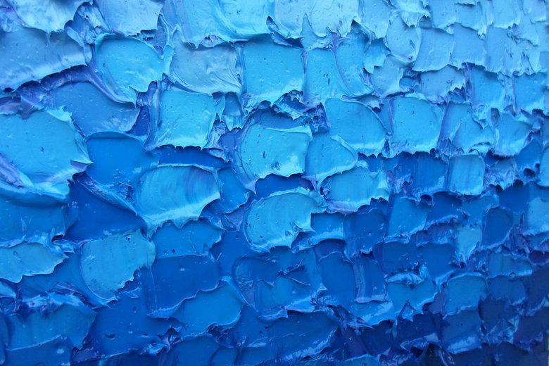 Blue Moon Oil painting: Paige Castile | Artfinder