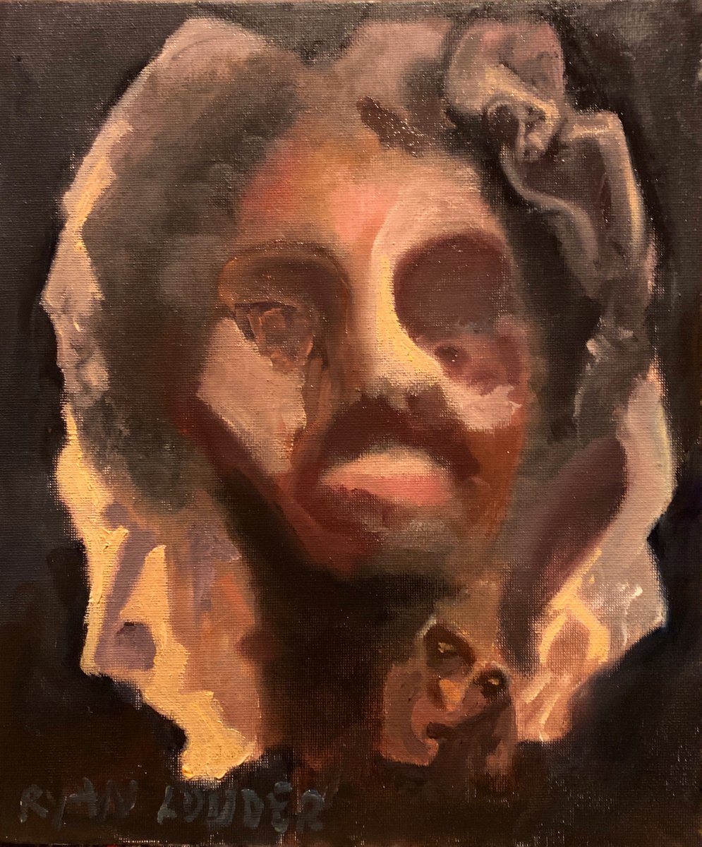 Rem Intrusion Portrait Of A... Oil painting: Ryan Louder | Artfinder