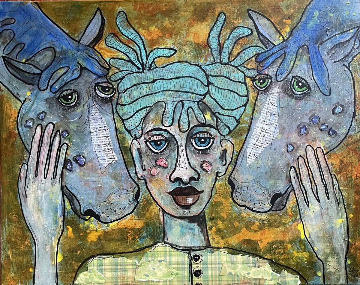 Hold your horses Acrylic painting: Anya Getter | Artfinder