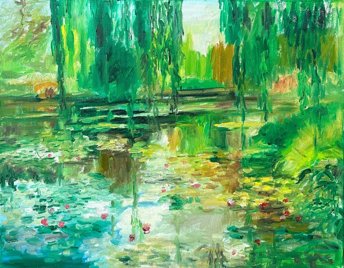 Silent Lake Oil painting: Arun Prem | Artfinder