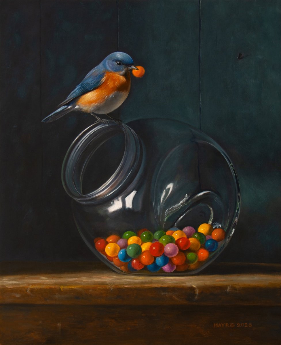 Gummi bird Oil painting: Mayrig Simonjan | Artfinder